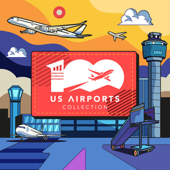 Airport Stickers – Aviation Pin