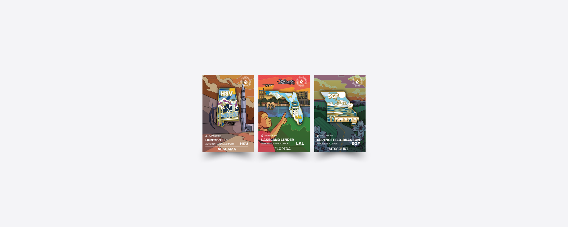 Airport Pins ︎ Aviation Pin Official Site
