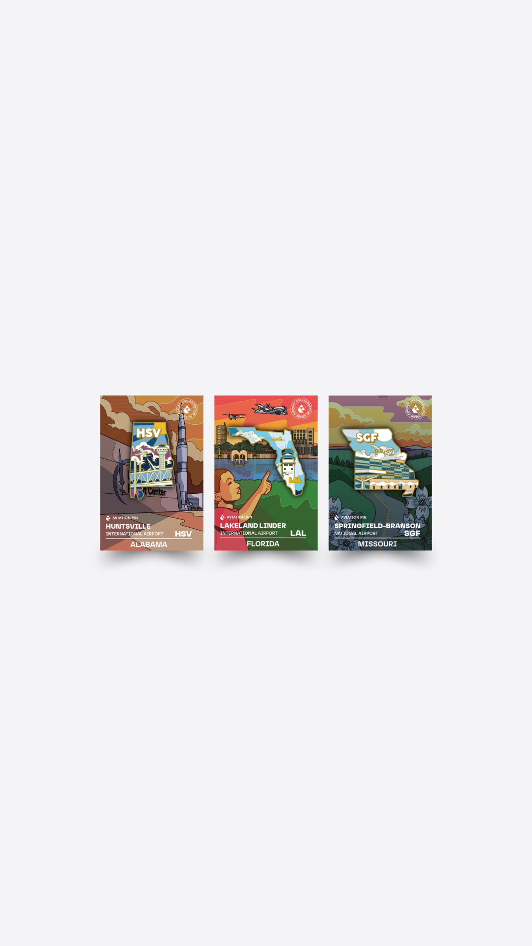 Airport Pins ︎ Aviation Pin Official Site