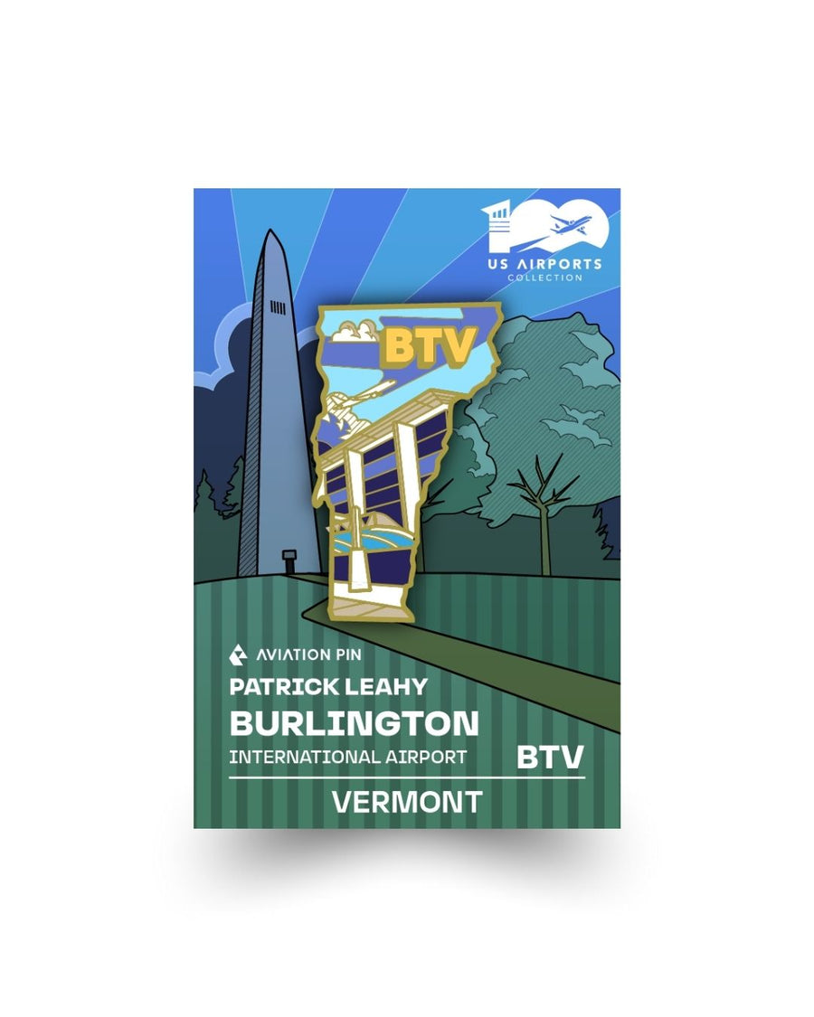 100 US Airports Collection – Aviation Pin