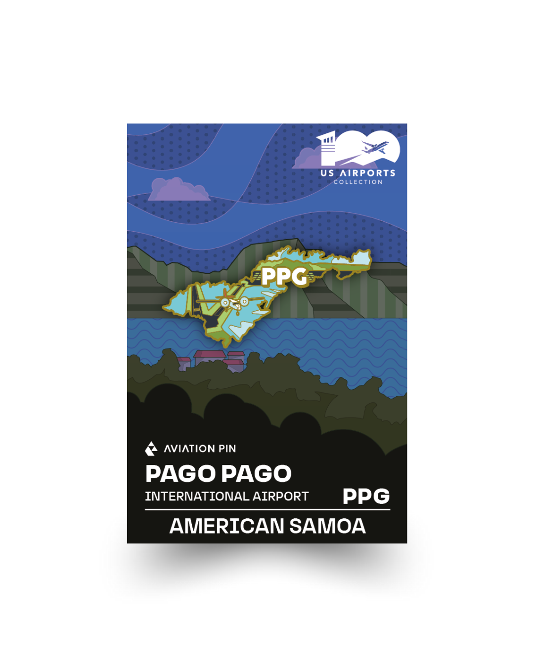 PPG Airport Pin – Pago Pago International Airport, American Samoa ...